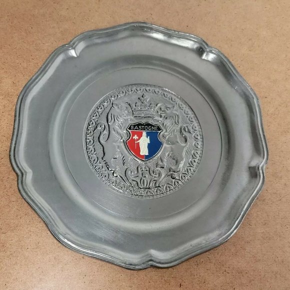 Source Unknown | Accents | Bastogne Crest Metal Wall Hanging Plate With ...